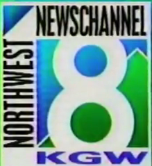 The ZehnKatzen Times: [logo design] The Look Of KGW Channel 8 In 1995ish